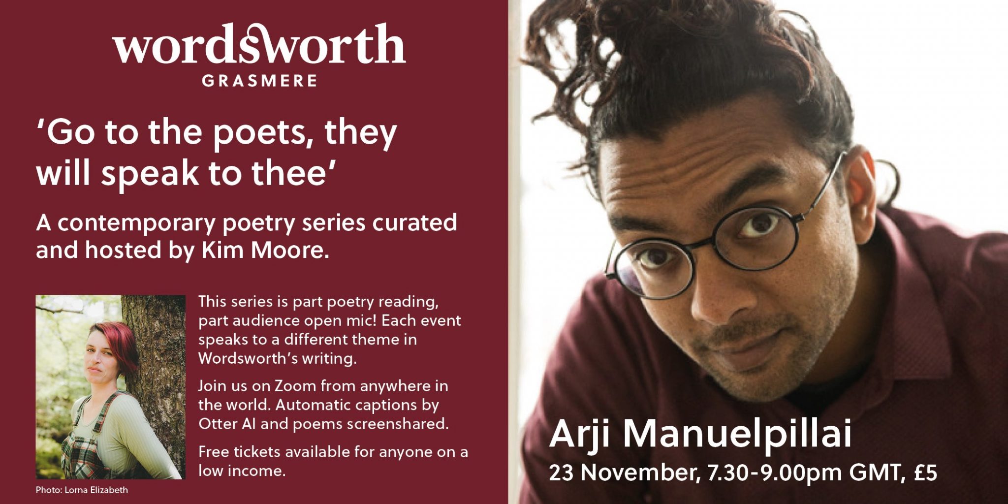Poetry Events | Dates for your diary | Kim Moore