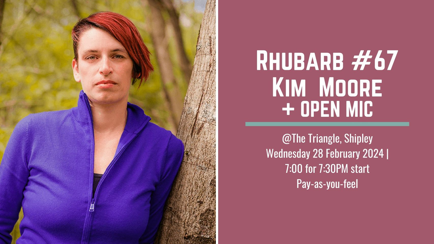 Poetry Events | Dates for your diary | Kim Moore